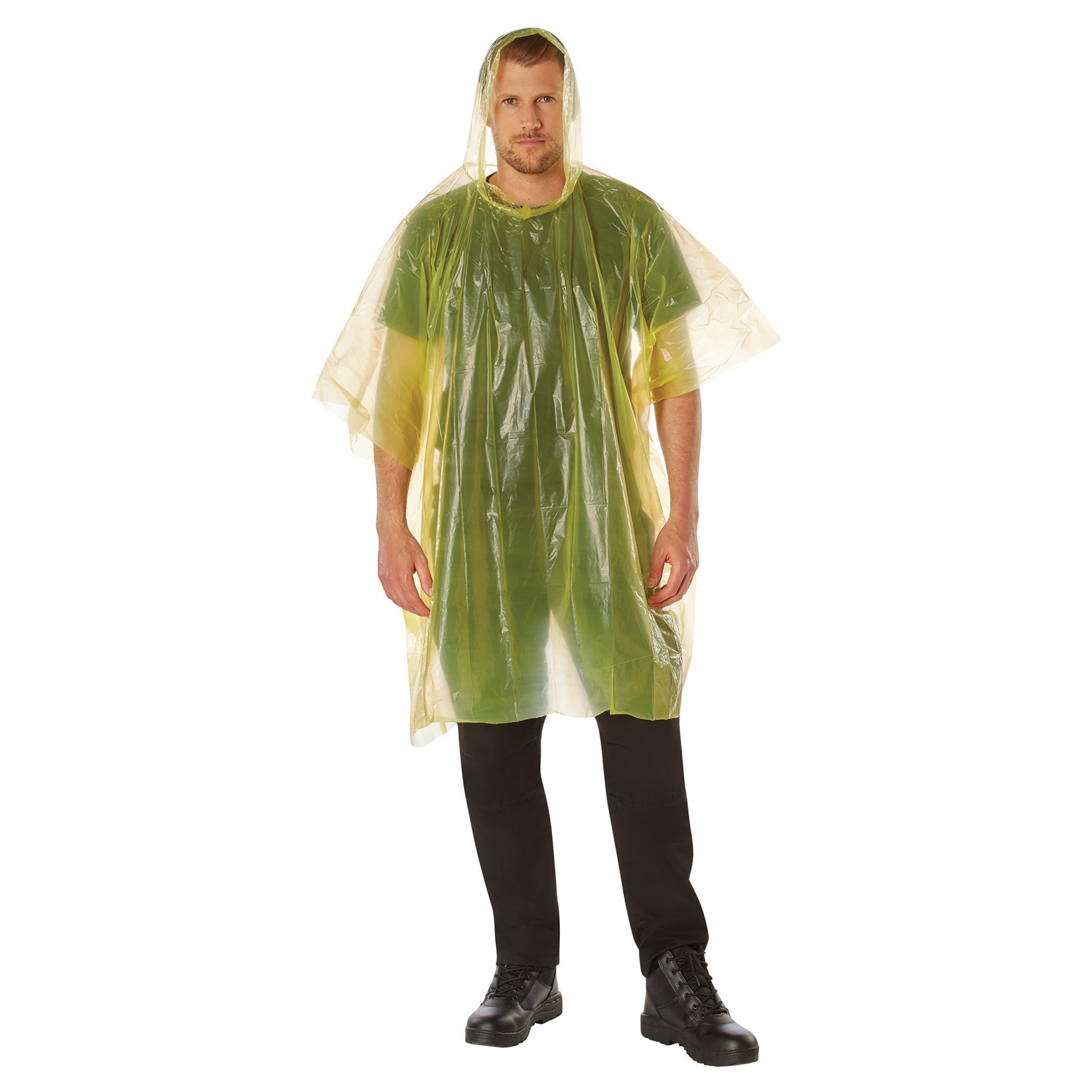 All Weather Emergency Poncho Lightweight Waterproof Pullover Rain Ponc ...