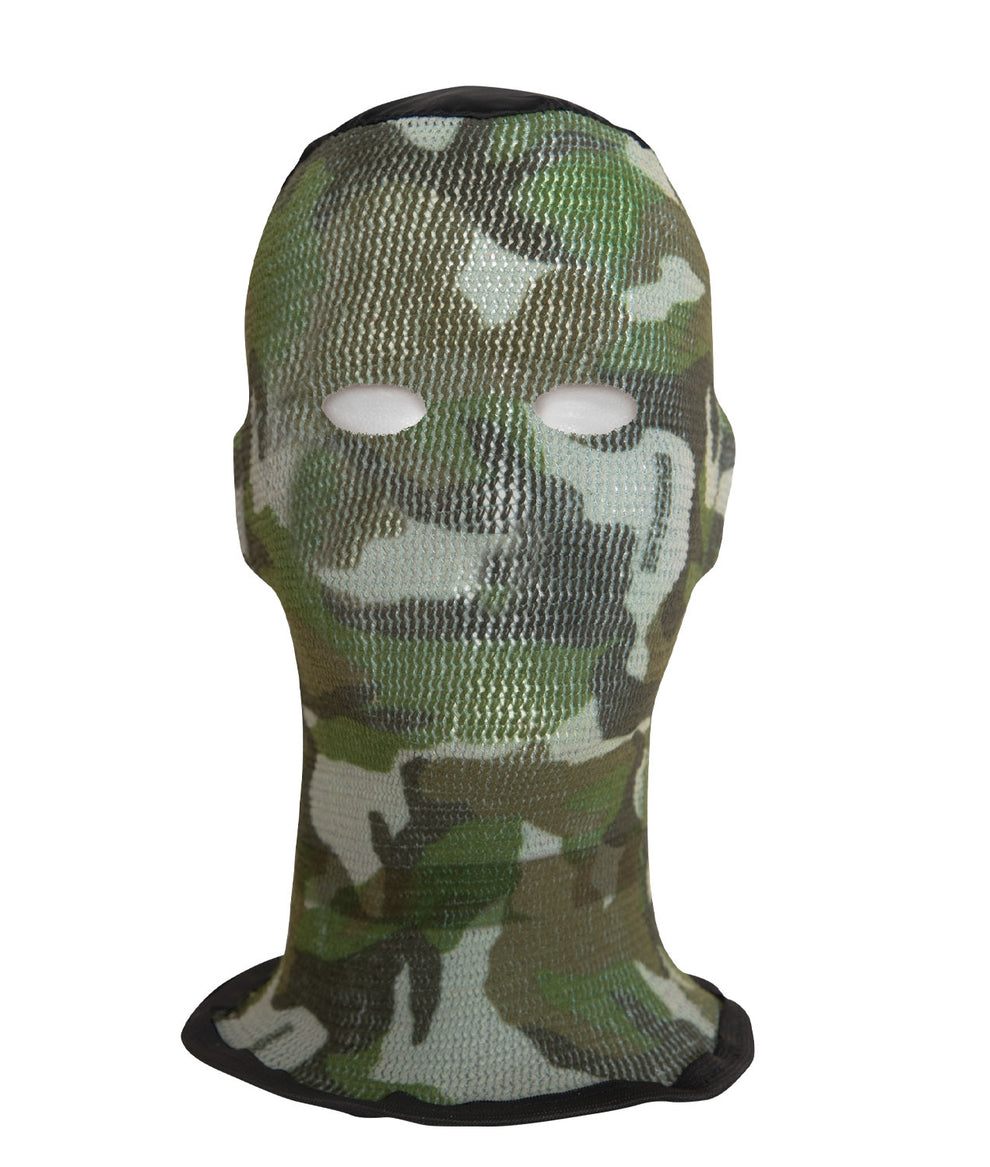 Camo SPANDOFLAGE Mosquito Head Net Facemask Conforms To Head Hunting B ...