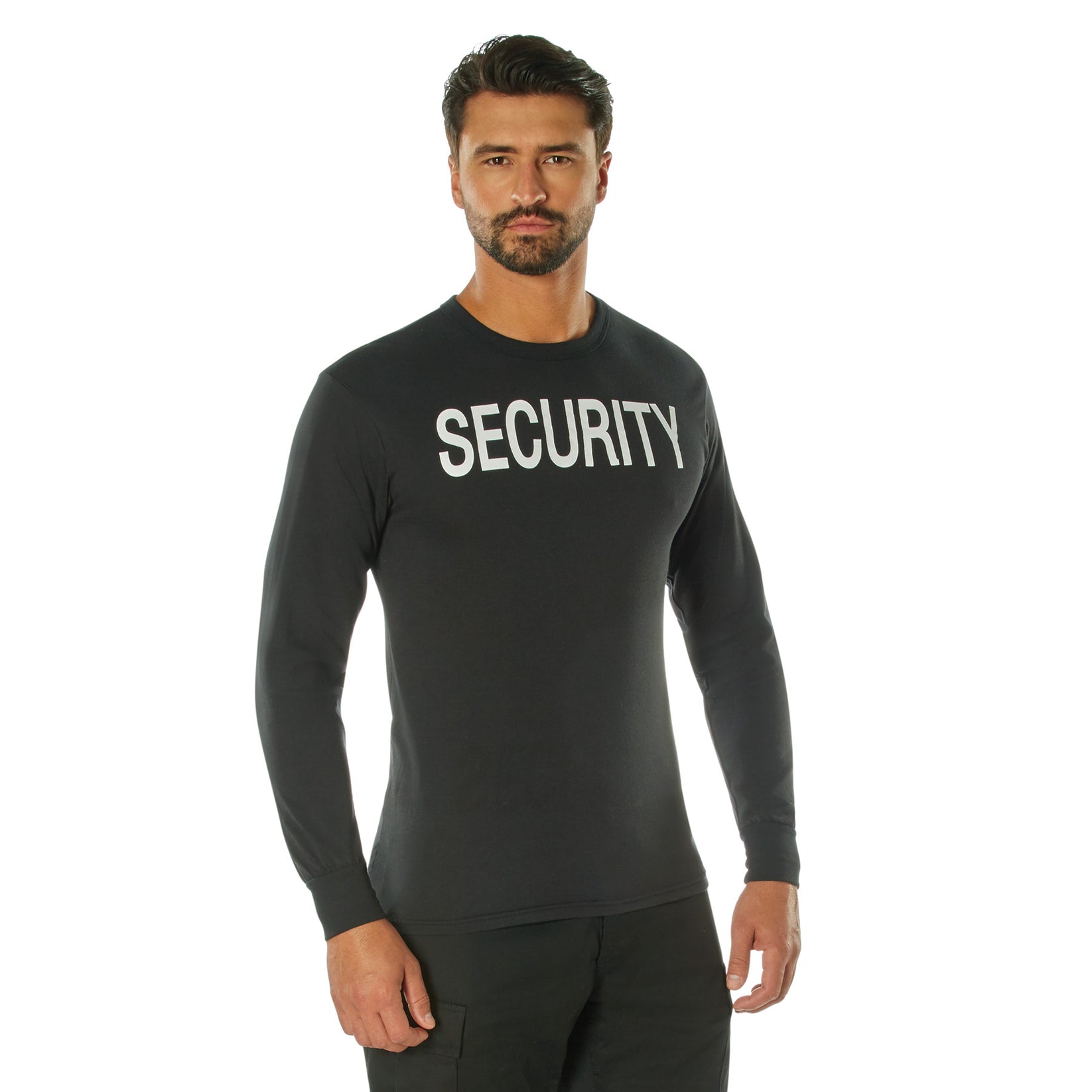 Black 'Security' Shirt - Long Sleeve SECURITY Shirt – Grunt Force