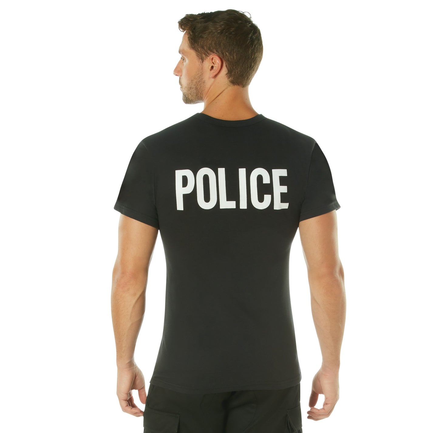 Black POLICE Double Sided T-Shirt - Law Enforcement T Shirt – Grunt Force