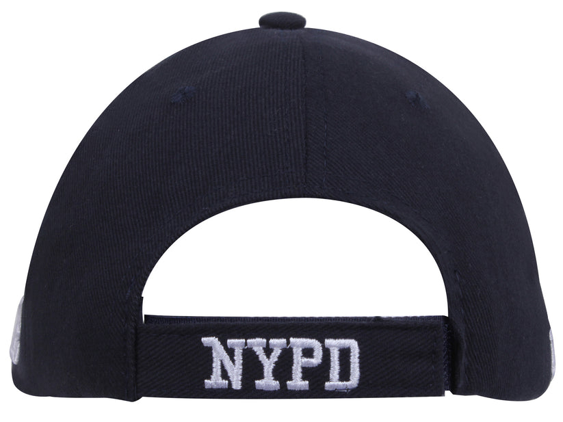"NYPD" Officially Licensed Shield Cap - Navy Blue - Low Profile Baseba ...