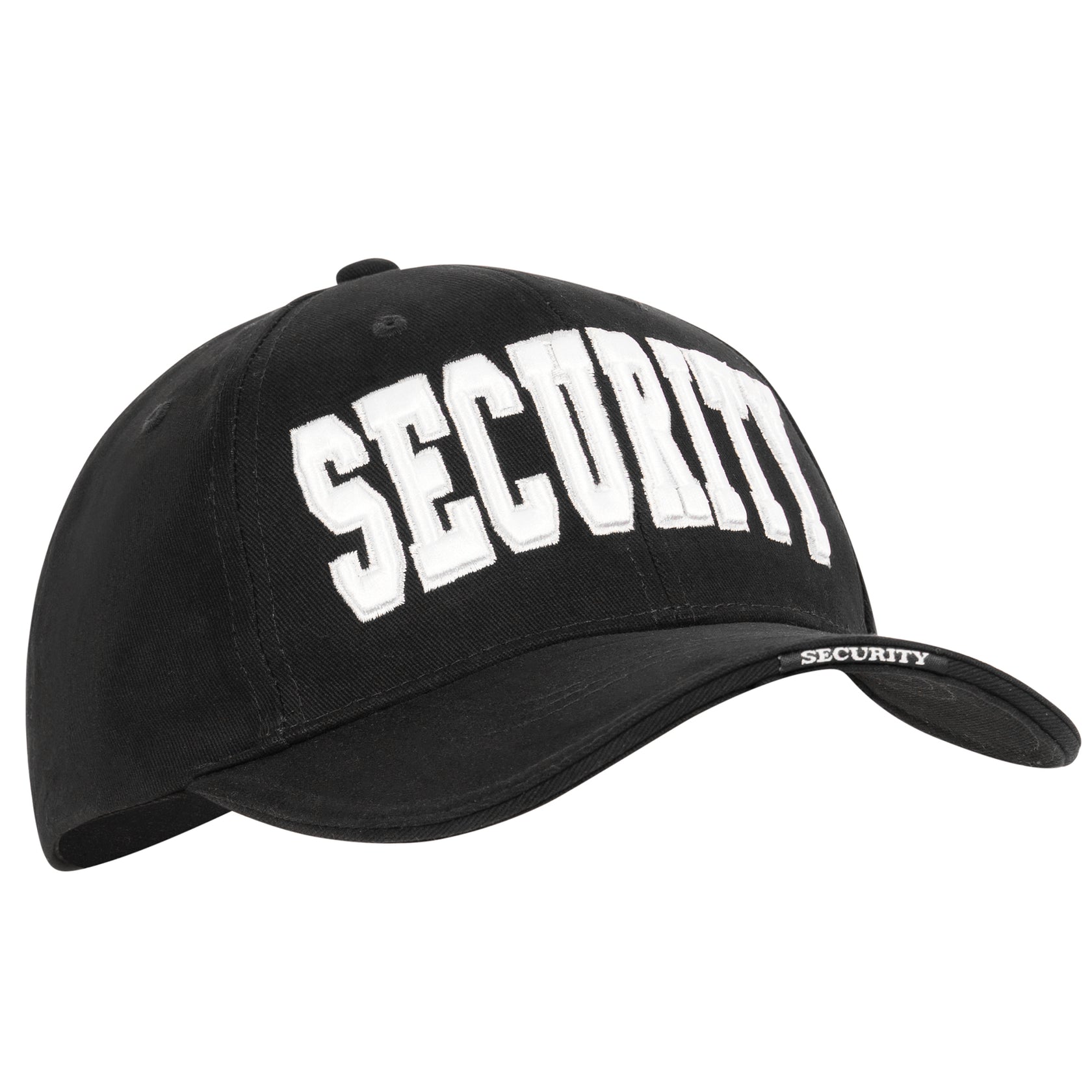 Black "Security" Hat - Deluxe Low Profile Baseball Cap – Grunt Force