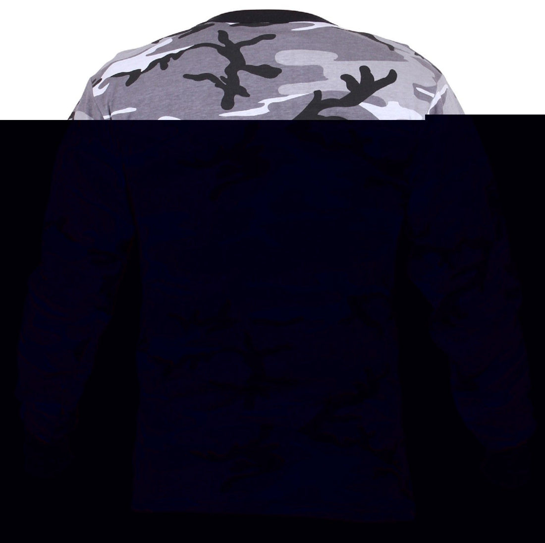Sky Blue Camo or City Camouflage Long Sleeve Cotton T-Shirt Rothco 677 ...