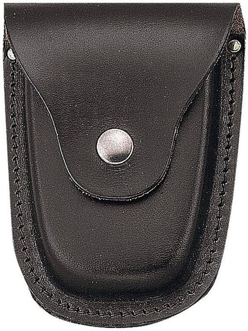 Black Leather Police Handcuff Case - Heavyweight Tactical Deluxe Hand ...
