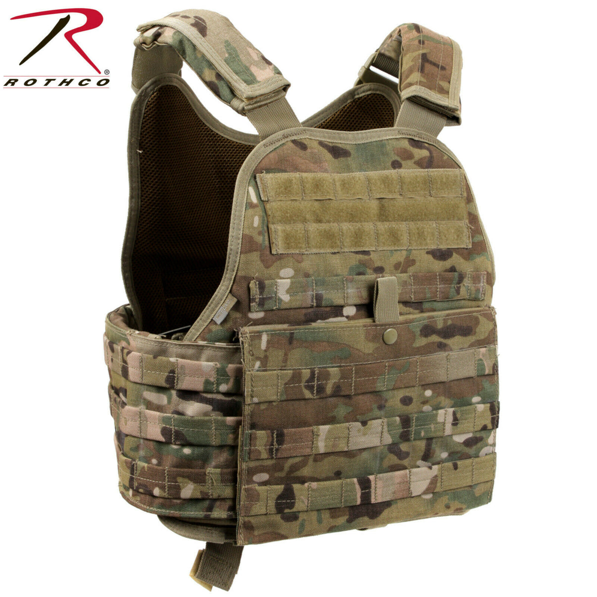 Rothco Oversized MultiCam Plate Carrier Vest - Tactical Modular Vest ...