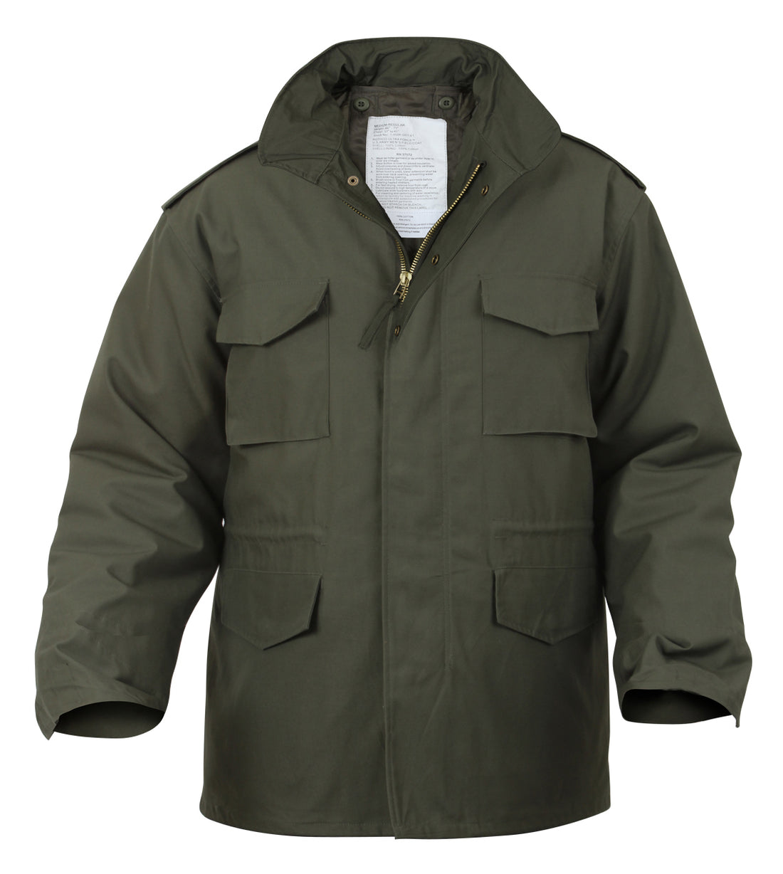 Rothco Olive Drab M-65 Field Jacket with Removeable Liner – Grunt Force