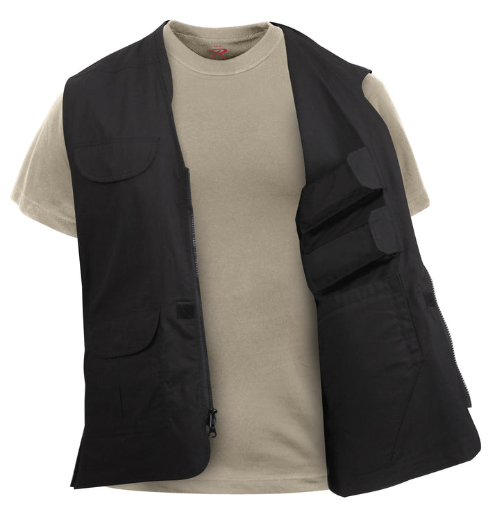 Rothco Lightweight Concealed Carry Pro Vest - Men's Black CCW Tactical ...