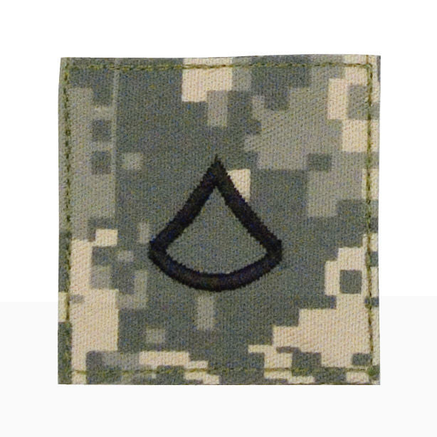 ACU Digitial Army Rank Insignia with Velcro Back Made in USA – Grunt Force