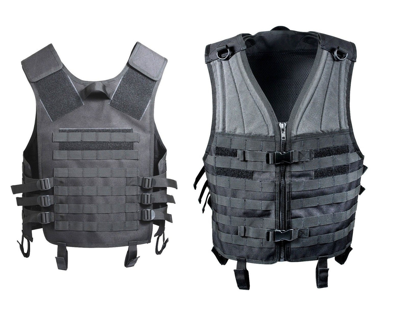 MOLLE Compatible Modular Vest Heavyweight Tactical Vests Black OD Brow ...