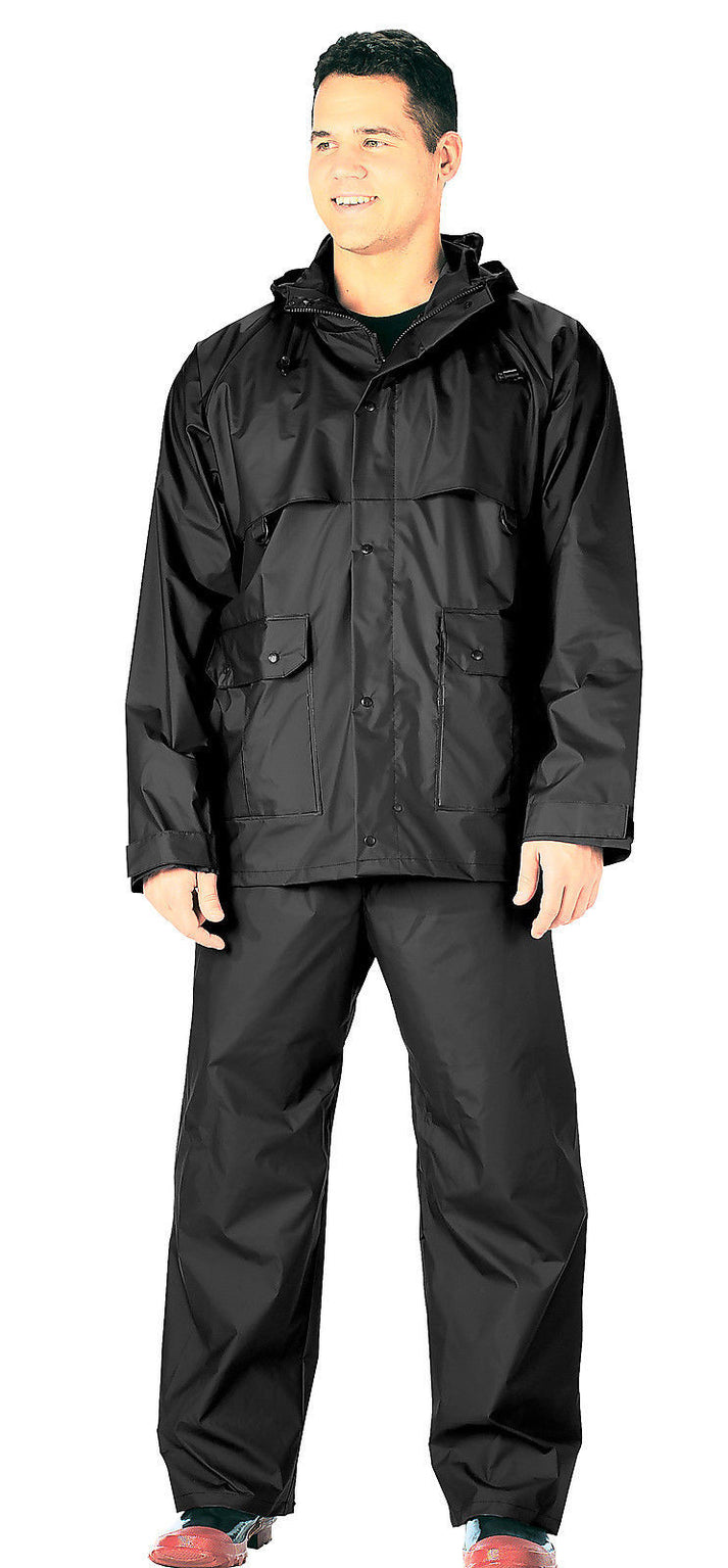 Microlite Rainsuits -2-Piece PVC Coated Nylon Rain Suit – Grunt Force