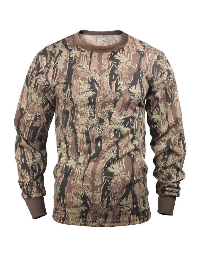 Long Sleeve Camo T-Shirts - Long-sleeved Camouflage/Black Tee Shirts ...