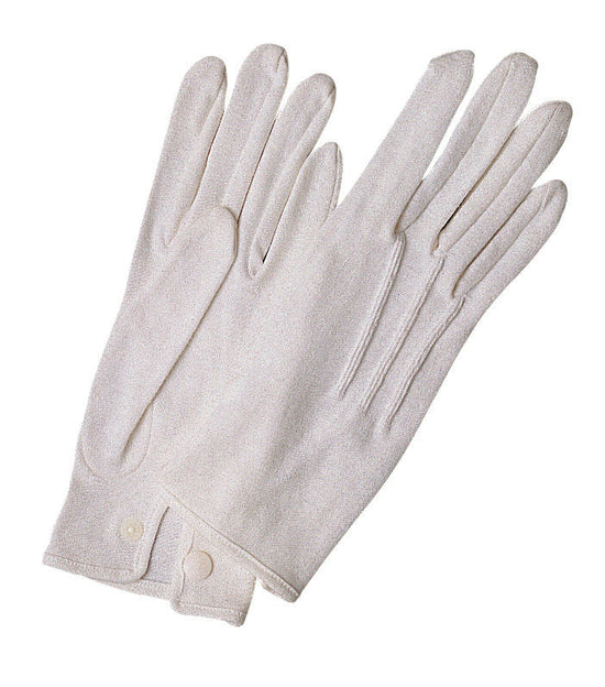 100% Cotton White Parade Marching Band Gloves Tuxedo Waiter Formal Wea ...