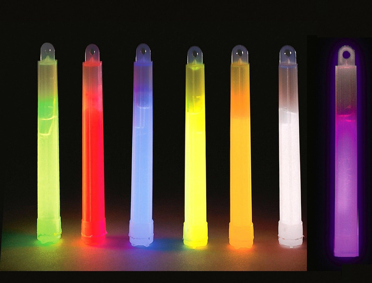Glowsticks TEN PACK Chemical Glow In The Dark Lightsticks 10 Rave Glow ...